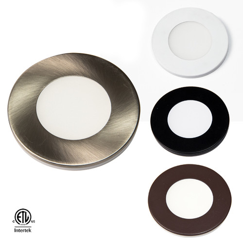 12VDC Surface/Recess Mount LED Slim Puck | Electrical Supply's