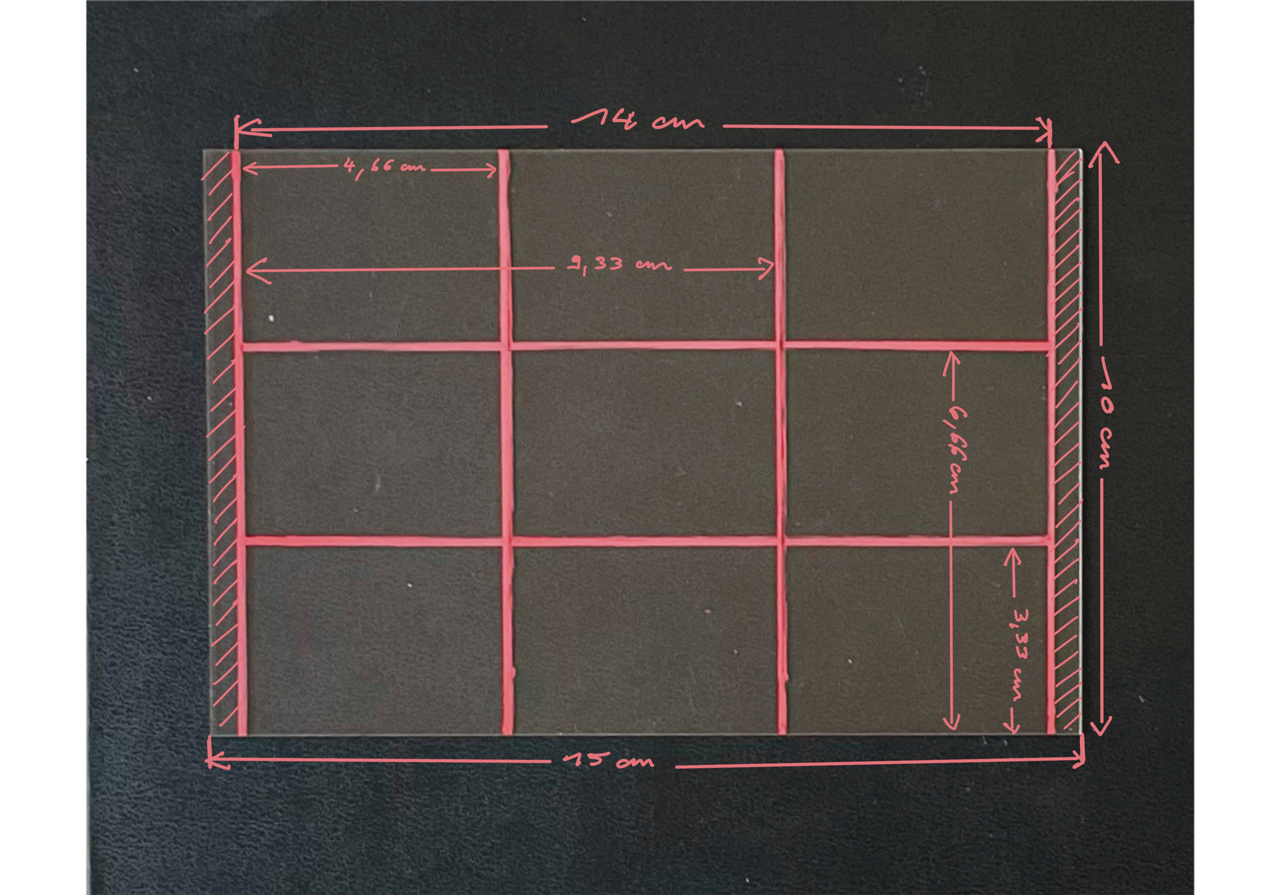 Viseur dessin plexiglas pour mieux cadrer vos croquis