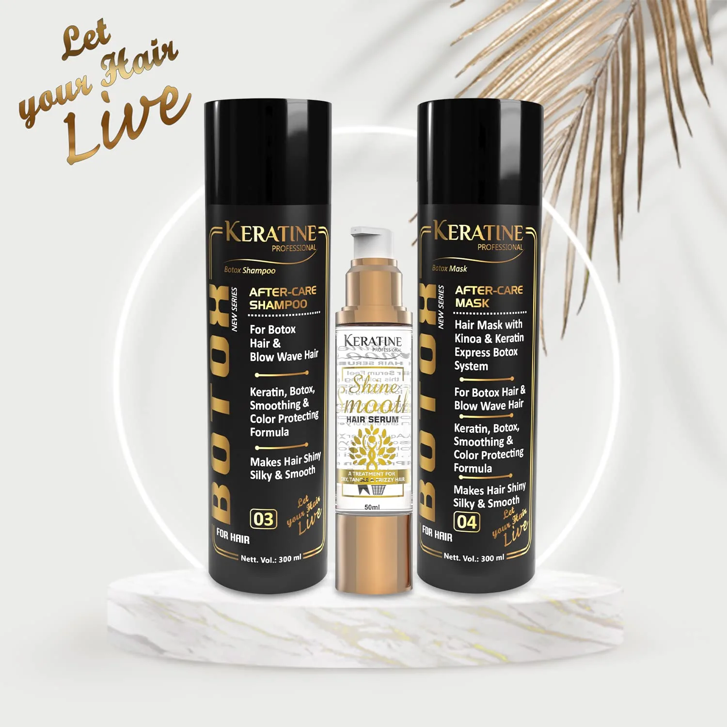 BOTOX AFTER-CARE SHAMPOO, MASK & SERUM | Infused with 9 essential ...