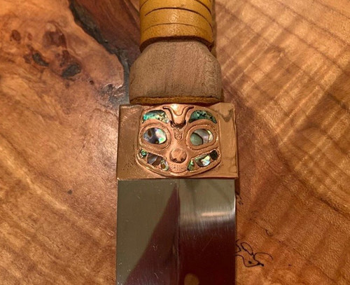 Copper Abalone Tlingit | Santiago Knives