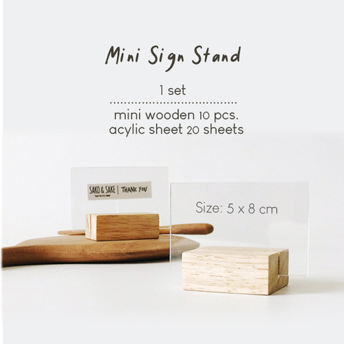 Mini Sign Stand | sakoandsake