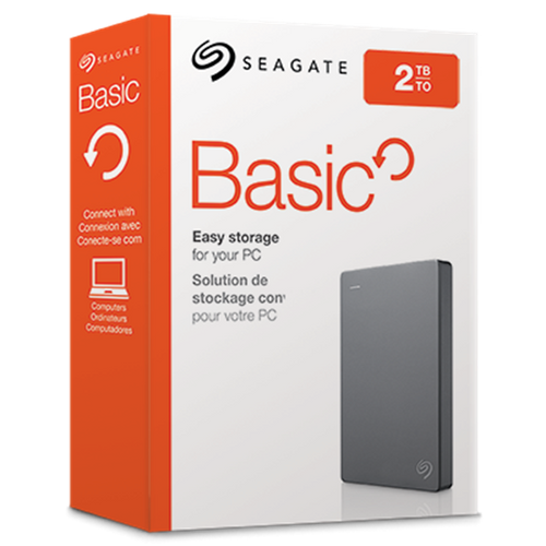 SEAGATE 2TB EXTERNAL HARD DISK BASIC | SR COMPUTERS