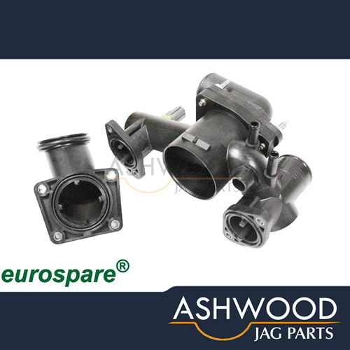 Thermostat Housing Assembly Jaguar XJ 3.5, 4.2 V8 N/A (2003-05 ...
