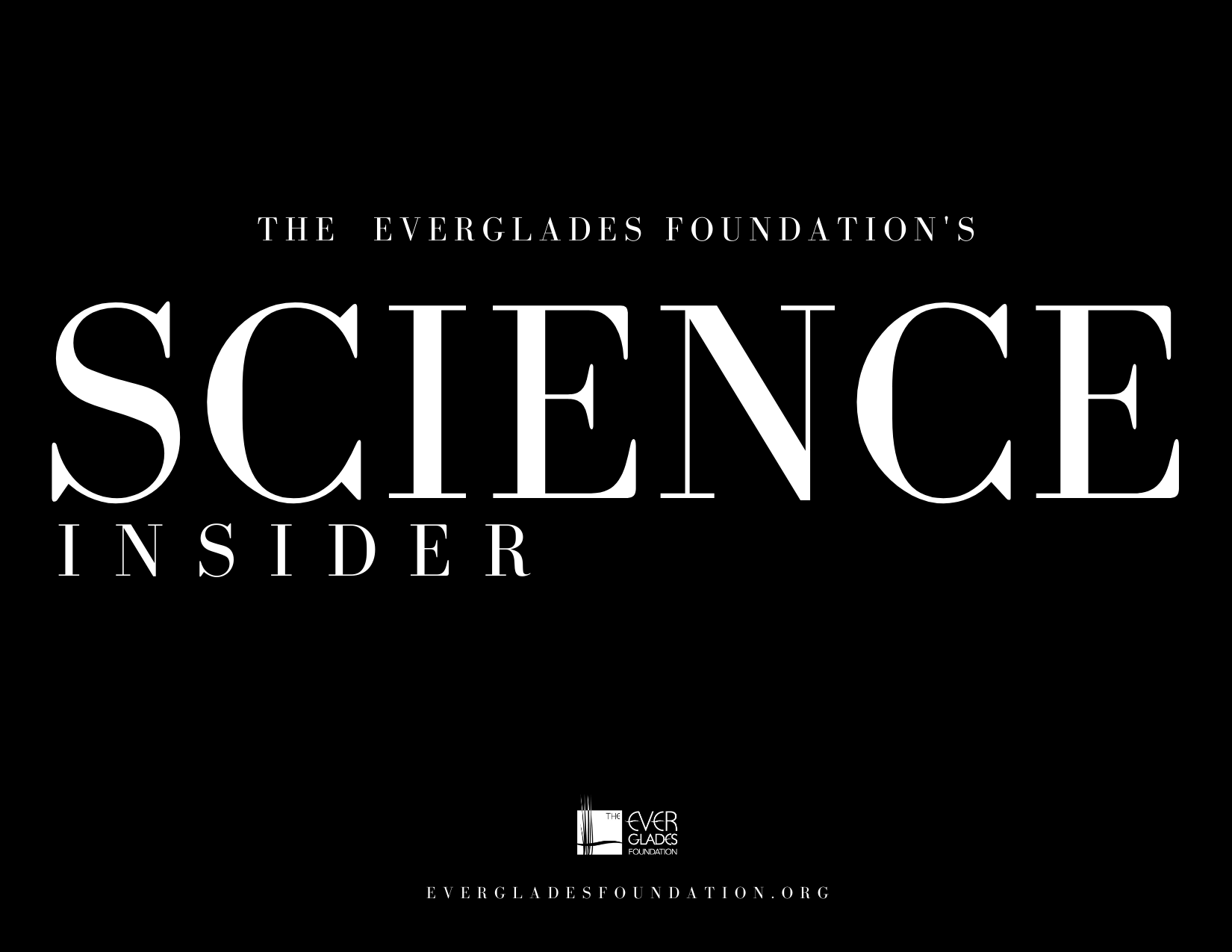 Science Insider | The Everglades Foundation | America's Everglades ...