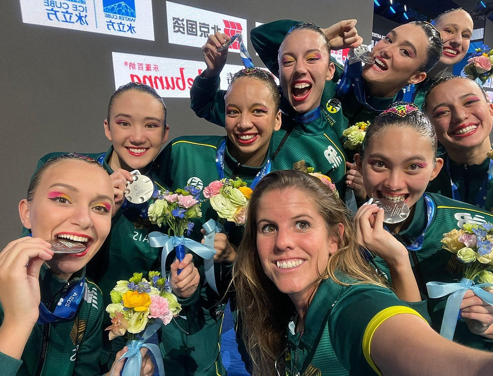 Big National Artistic Swimming team success!