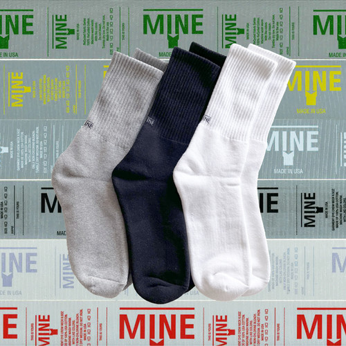 MINE USA Logo Socks | MINE