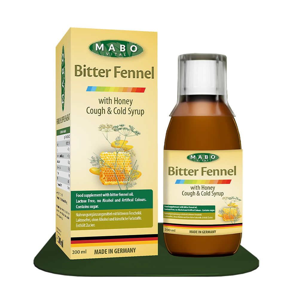 MABO VITAL® BITTER FENNEL WITH HONEY COUGH AND COLD SYRUP | BFB Pharma GmbH