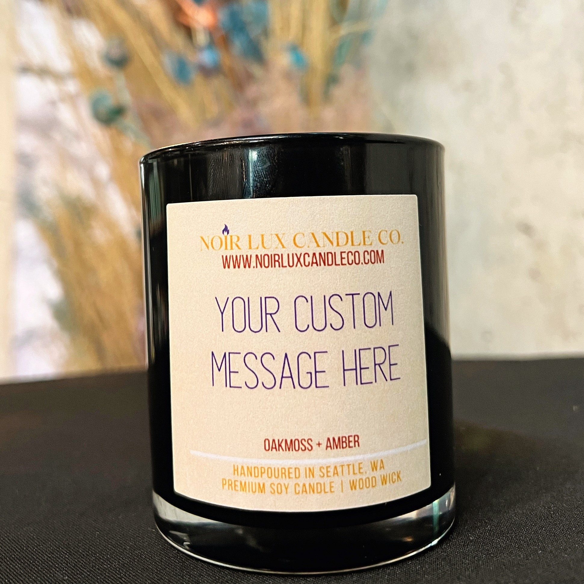 custom-message-candle