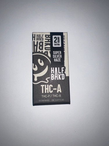 Half Baked 2 Gram Thc-A Super Silver Haze Cart | Eado Glass And Smoke