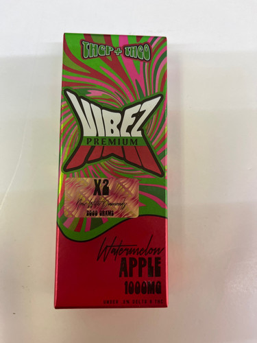 Vibez Premium Vape Watermelon Apple | Eado Glass And Smoke