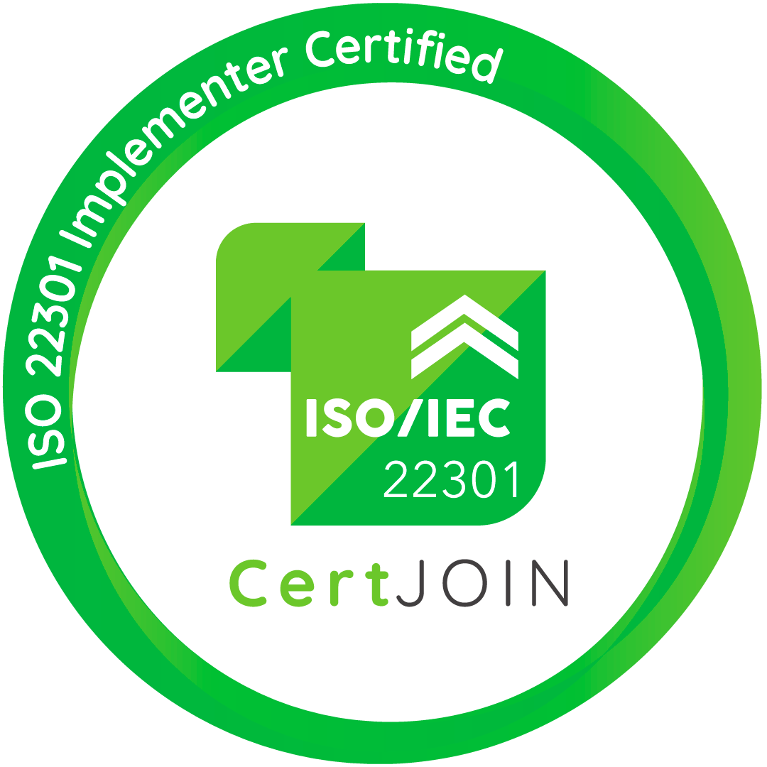 ISO 22301 Implementer Certified