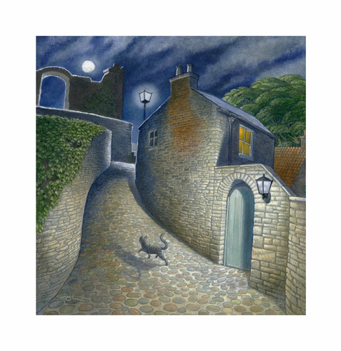 GEORGE STEPS OUT Limited Edition Signed Giclee Print | David Lawrence Art