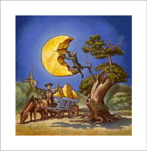 They discovered that the Moon really was made of cheese after all ...