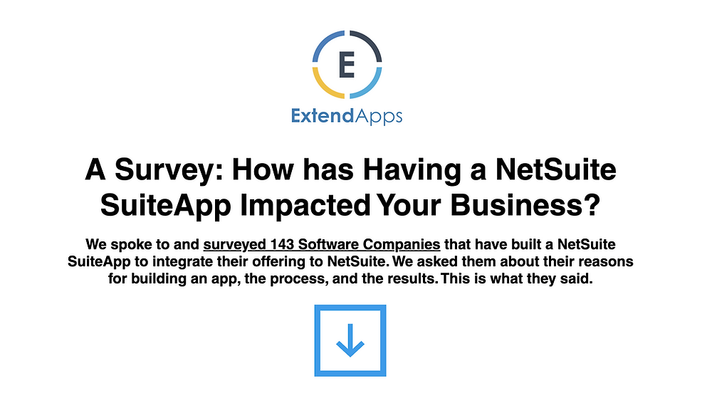 The great SuiteApp Survey