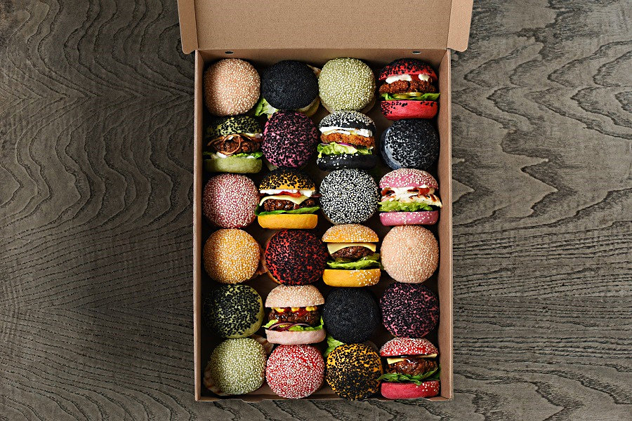New Difc Burger Restaurant, Bite Me Burger Co, Launches Coloured Mini ...
