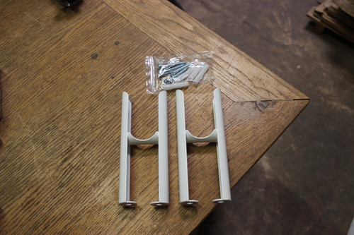 New Pair Radiator Feet For Double Column Traditional Style | J&A Bathroom