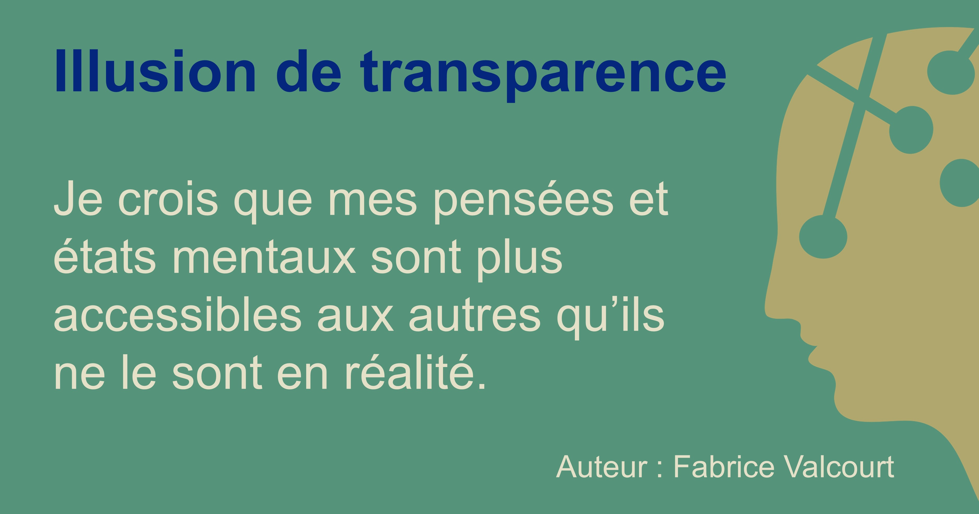 Illusion de transparence | Raccourcis