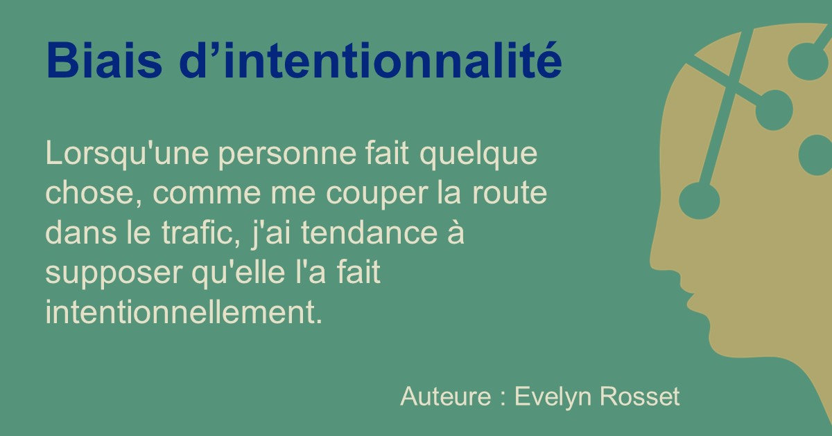 Biais d'intentionnalité | Raccourcis