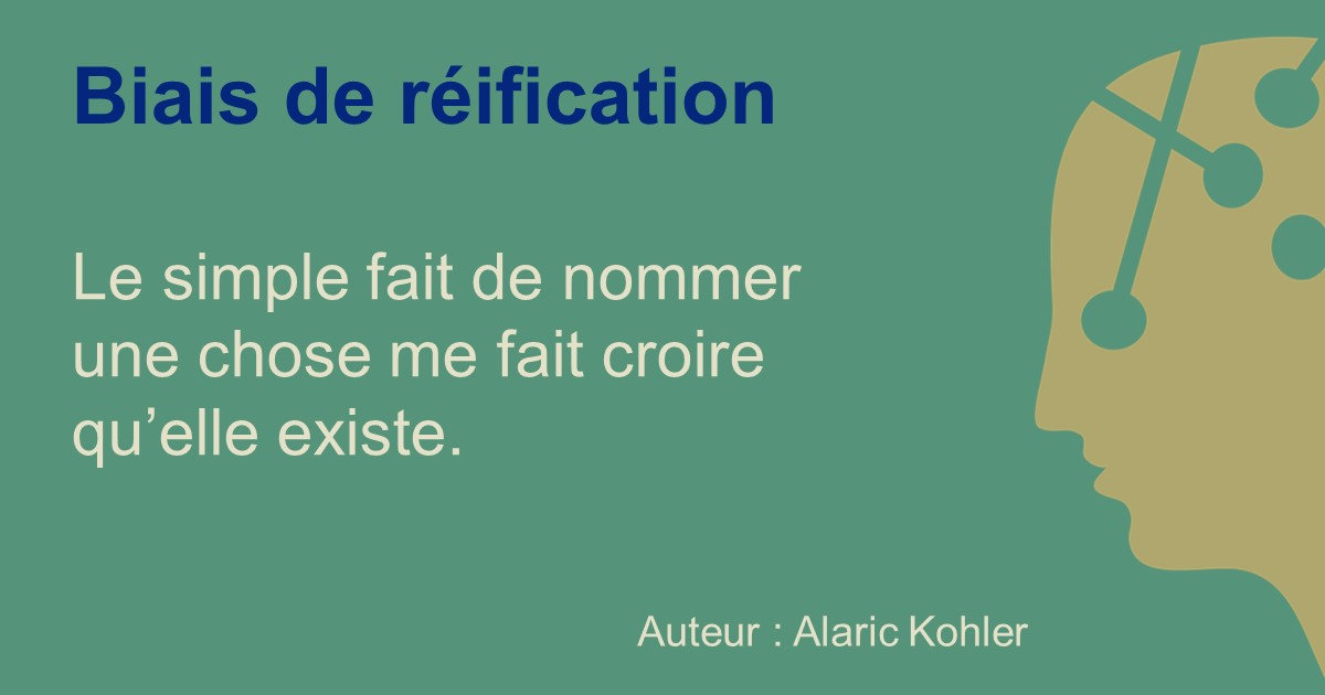 Biais de réification | Raccourcis