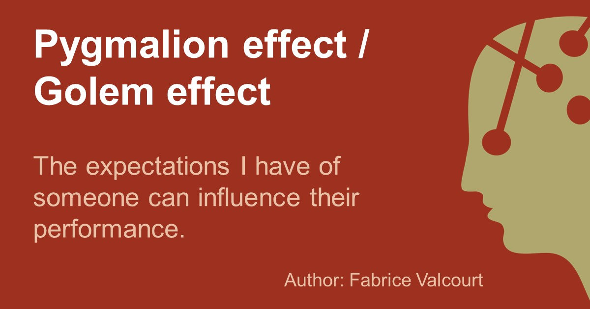 Pygmalion effect / Golem effect | Shortcuts