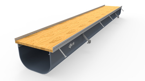 12" wide precast trench drain | Dura Trench