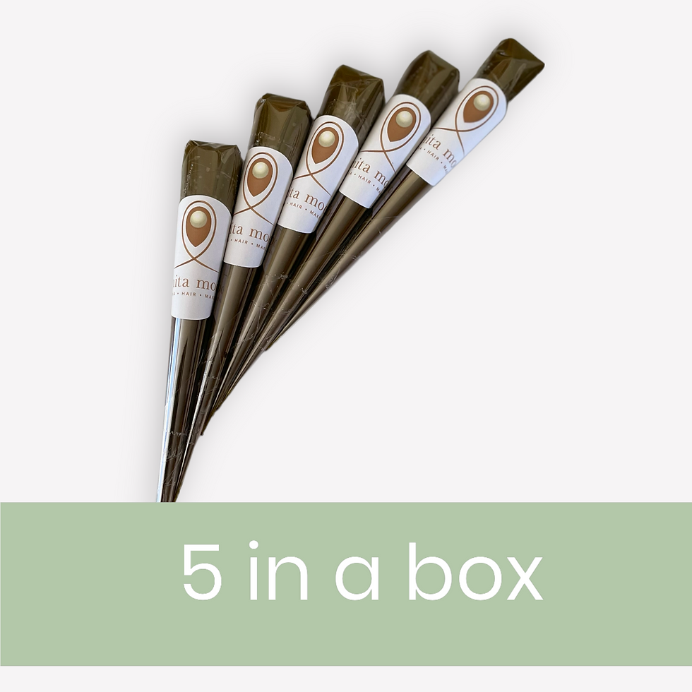 Henna Cones box of 5 | Amita Modi HennaShop