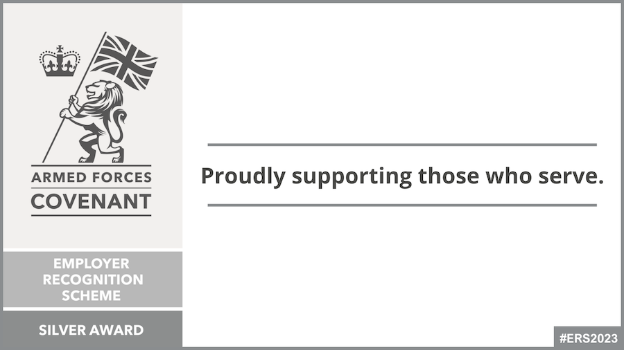 Silver award for commitment to the Armed Forces