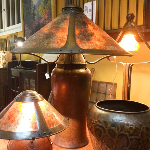 Dirk Van Erp "Milkcan" Copper Lamp | Eastwood Gallery