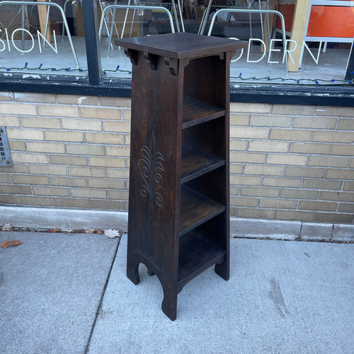 Gustav Stickley "Tree Of Life" Magazine Stand | Eastwood Gallery