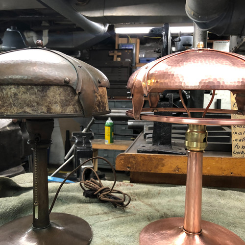 Reproduction of Original Roycroft Lamp | Eastwood Gallery