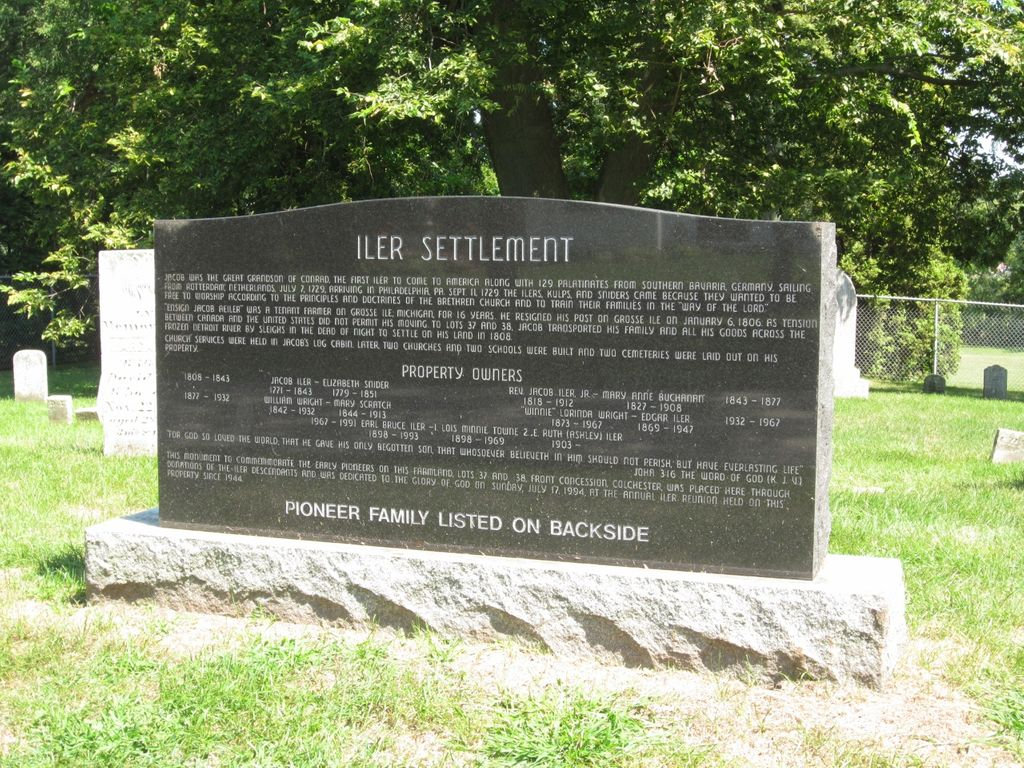 Tour The Historic Iler Cemetery