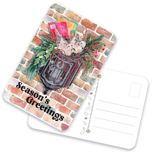 Blank Postcards - Christmas Doves - 4x6" | FoxFern Postal Paper