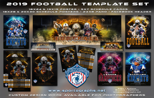 Football Schedule Template Set | SPORTOGRAPHS