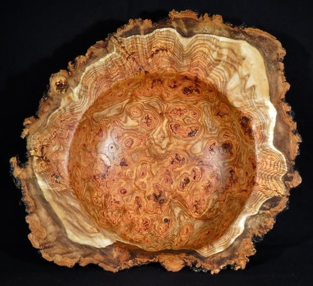 Turning burls into artistic wood bowls