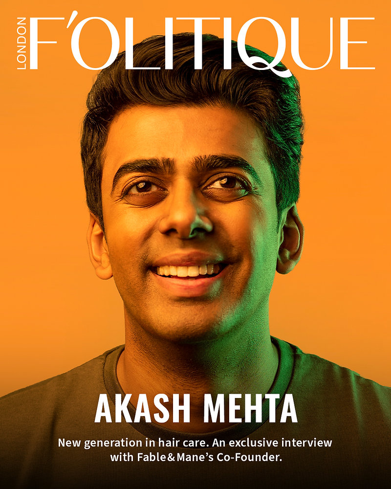 Akash Mehta. New generation in hair care. An exclusive interview with ...