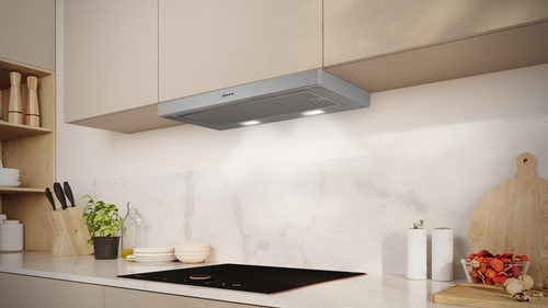 Neff D46BR22N1B – N30, Telescopic cooker hood, 60 cm, Silver metallic ...