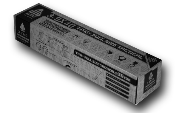 UTG 1" 3-9X40 TF2+ Mil-dot Scope with Airgun/.22 R | armurerietychon