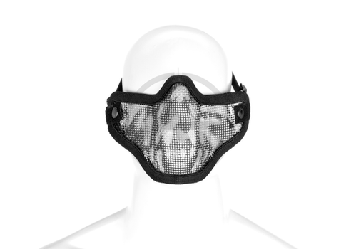 Steel Half Face Mask Death Head (Invader Gear) | armurerietychon