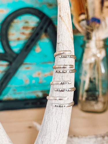 Custom Sterling Wrap Band | B Love Brand