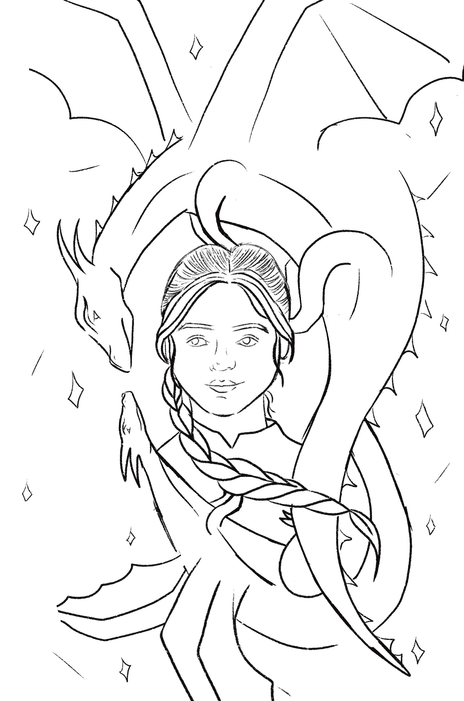fourth wing coloring pages