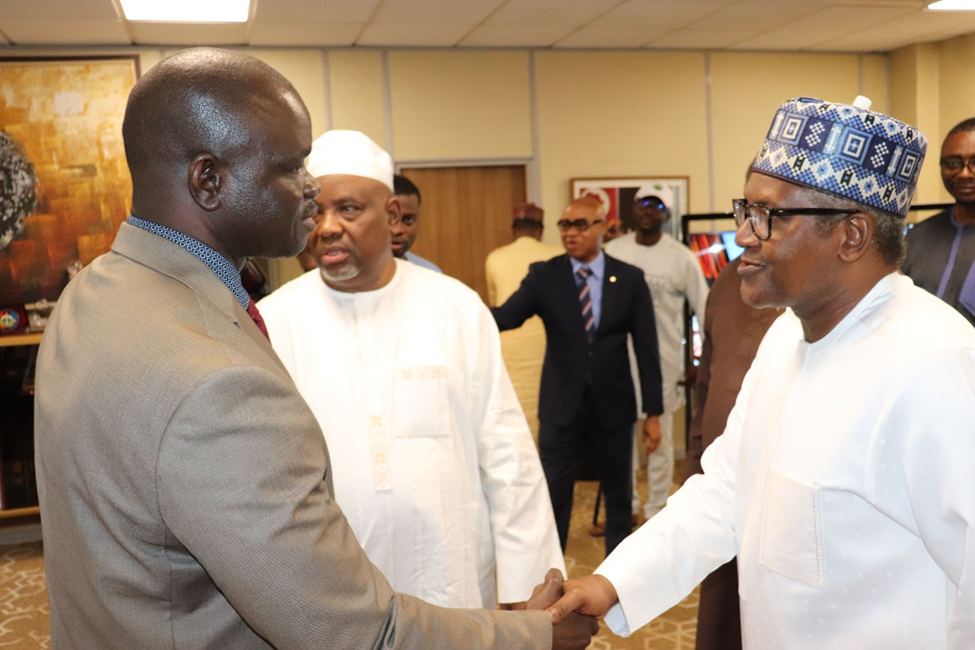 AfricaRice DG Baboucarr Manneh and Aliko Dangote Discuss Pathways to ...