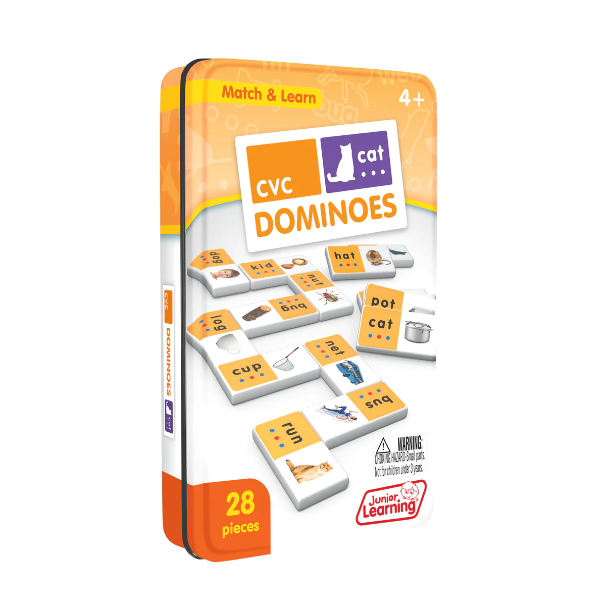CVC (Phase 2) Learning Dominoes | Erin Arnott Learning