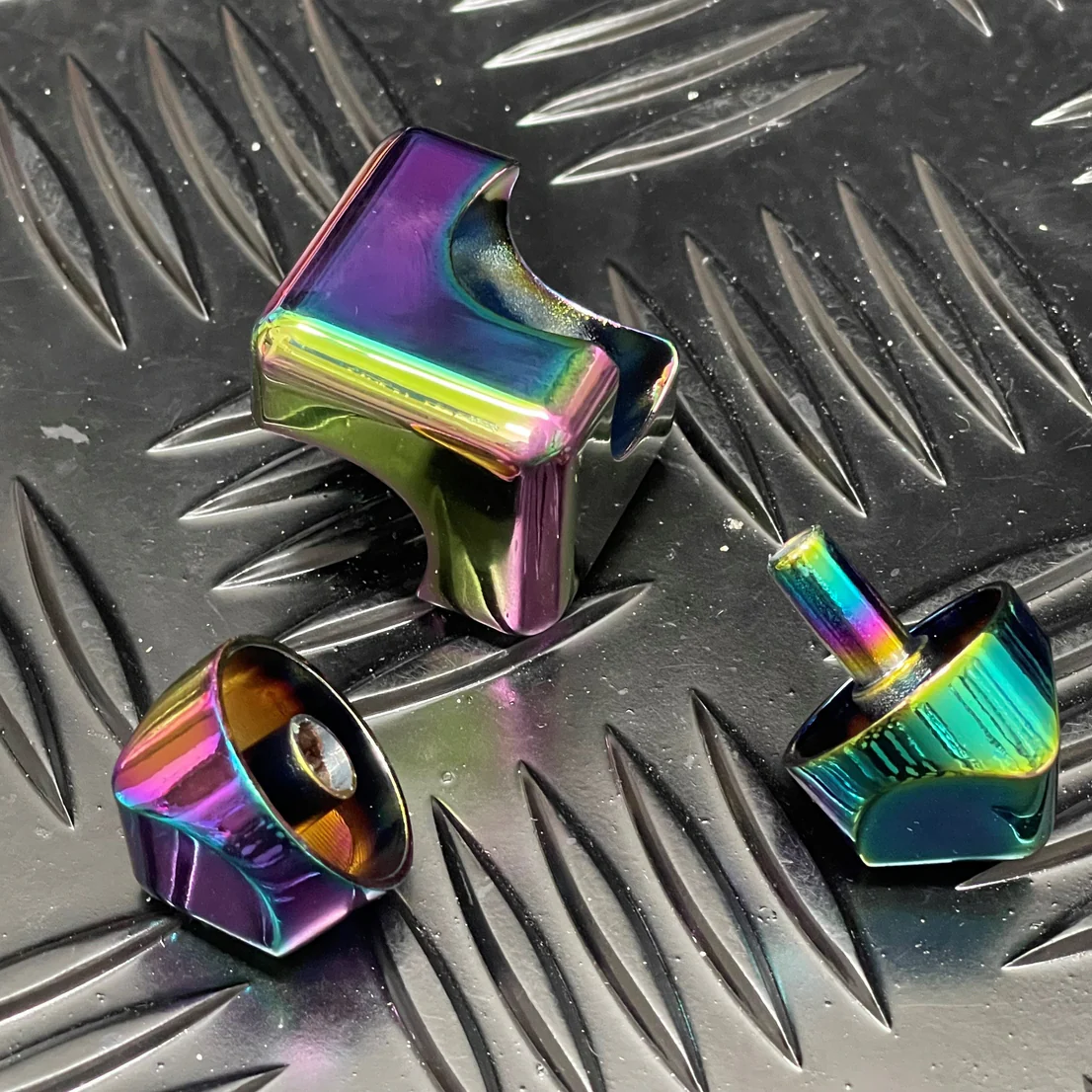 Oil Slick Spinning Cube Fidget | Erin Arnott Learning