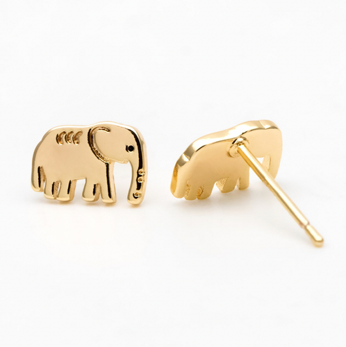 Elephant Studs | milly rose designs