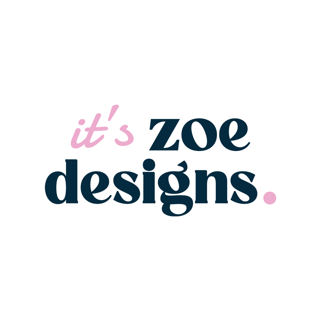Link in Bio | Zoe Designs
