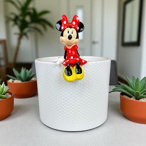 Gartenfigur Minnie Mouse Pot Buddy Blumentopf Deko Figur 10cm Disney ...