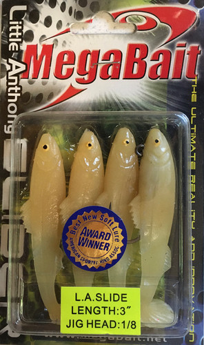 MegaBait - L.A. Slider - Glow | White River Tackle
