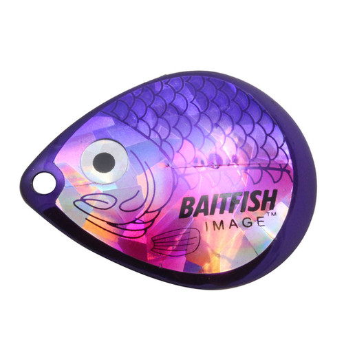 Northland Baitfish Image - Colorado Spinner Blade - Cisco Purple ...