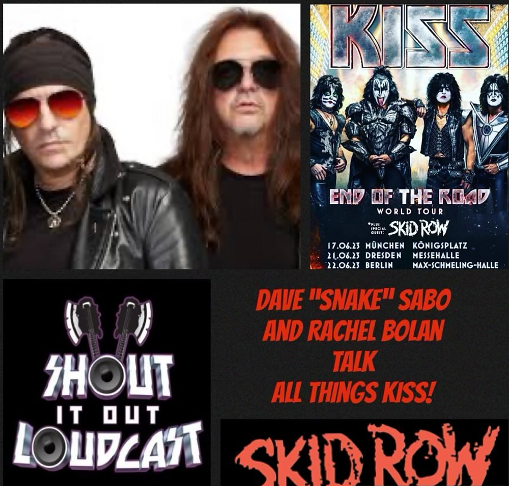 DAVE "SNAKE" SABO AND RACHEL BOLAN TALK ALL THINGS KISS On Shout It Out ...