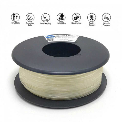 TPU - Flexible - Filament - Soft 98A - Transparent - AzureFilm ...